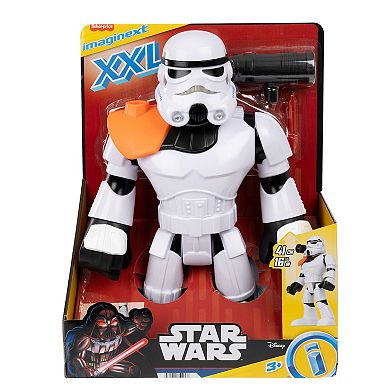 IMAGINEXT Star Wars Stormtrooper XXL 16 in. Poseable Toy with Launcher