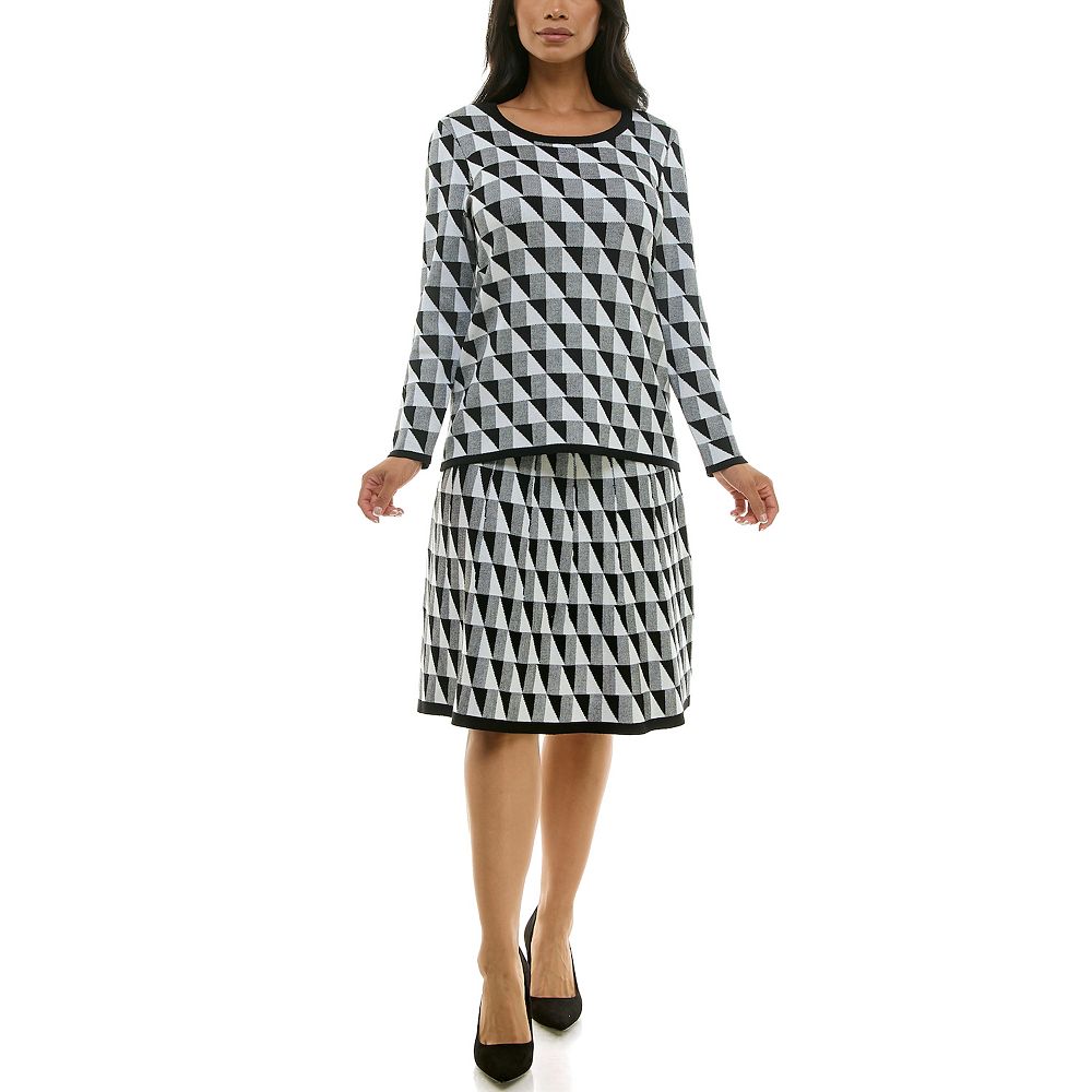 Women's Nina Leonard Flare Flip Skirt