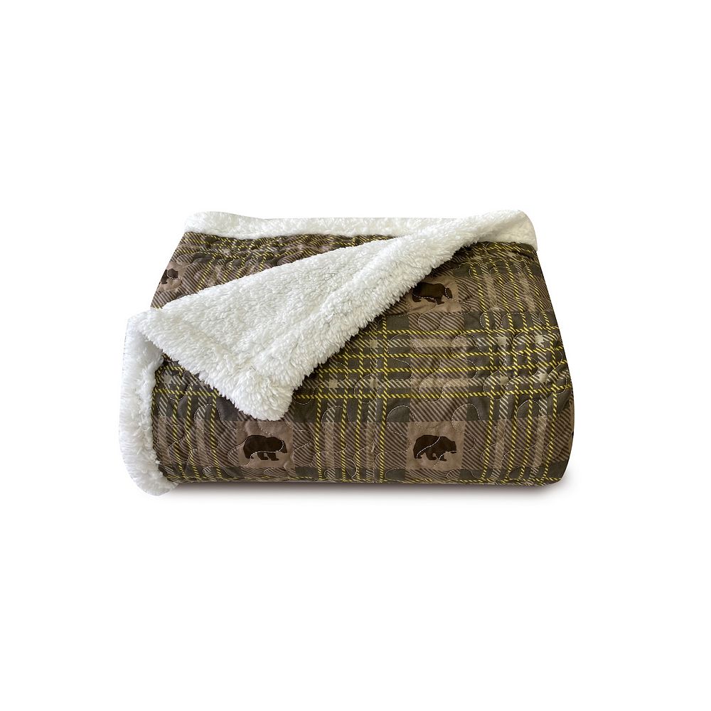 Harper Lane Arbor Sherpa Throw Blanket