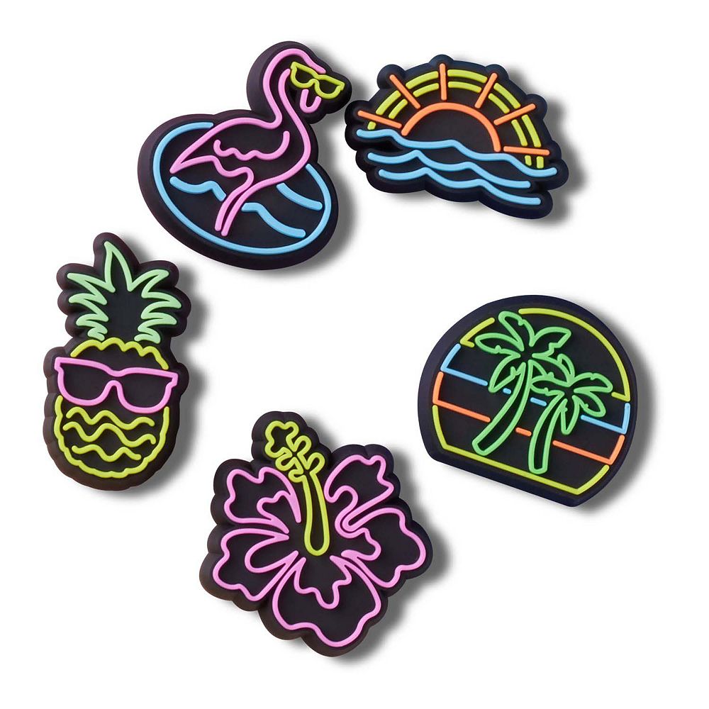 Crocs Light-Up Neon 5-Pack Jibbitz Croc Charms