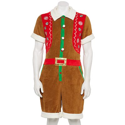 Gingerbread man onesie mens store