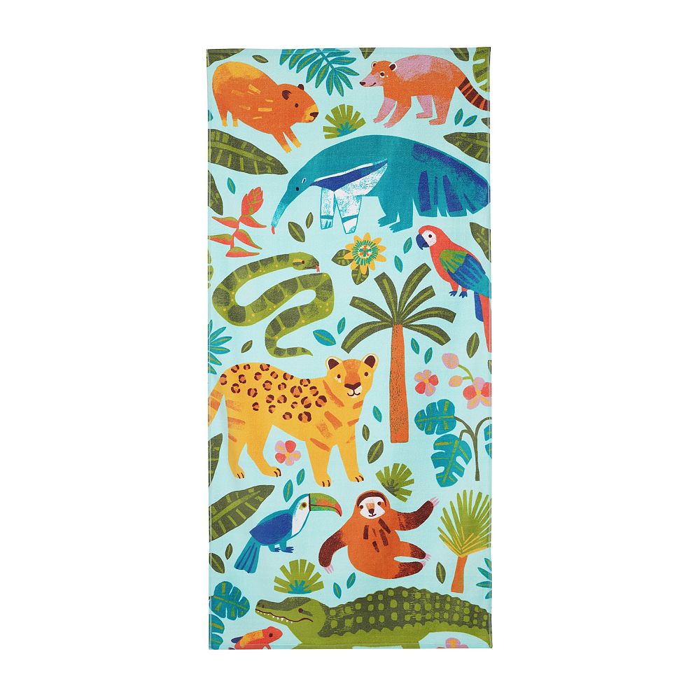 The Big One® Kids Jungle Animal Beach Towel