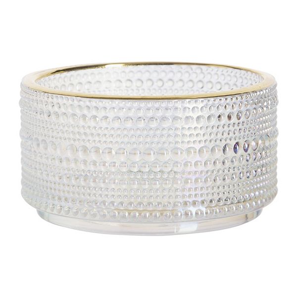 Home Essentials Halo Lustre Gold Finish Rim Bowl