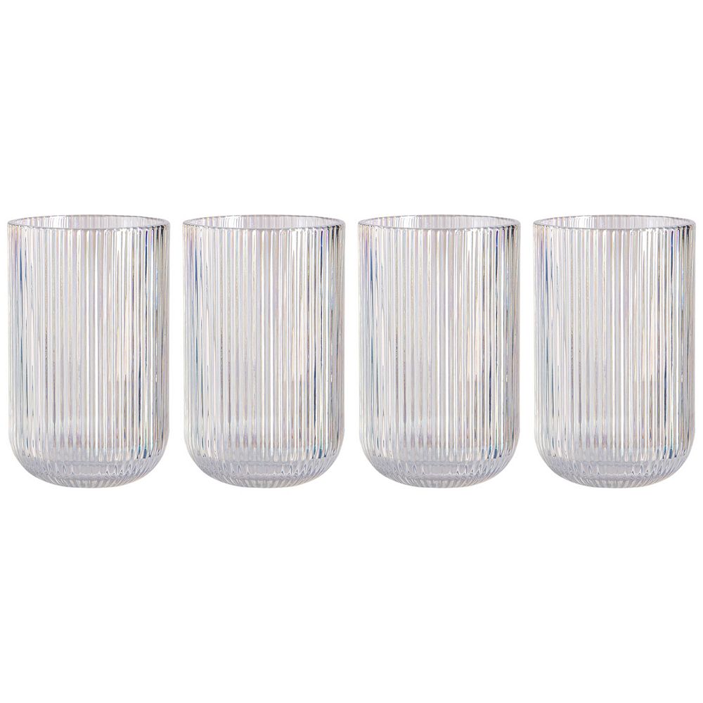 Home Essentials Celeste Luster Highball Glasses 4-piece Set