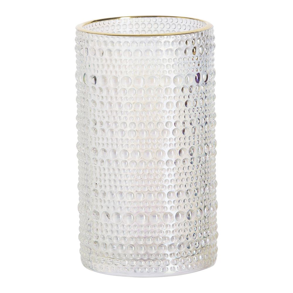 Home Essentials Halo Luster Gold Finish Rim Highball Glass