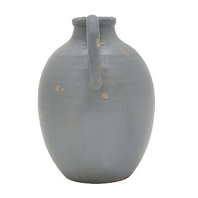 Everyday Decor Denim Blue Antiqued Vase