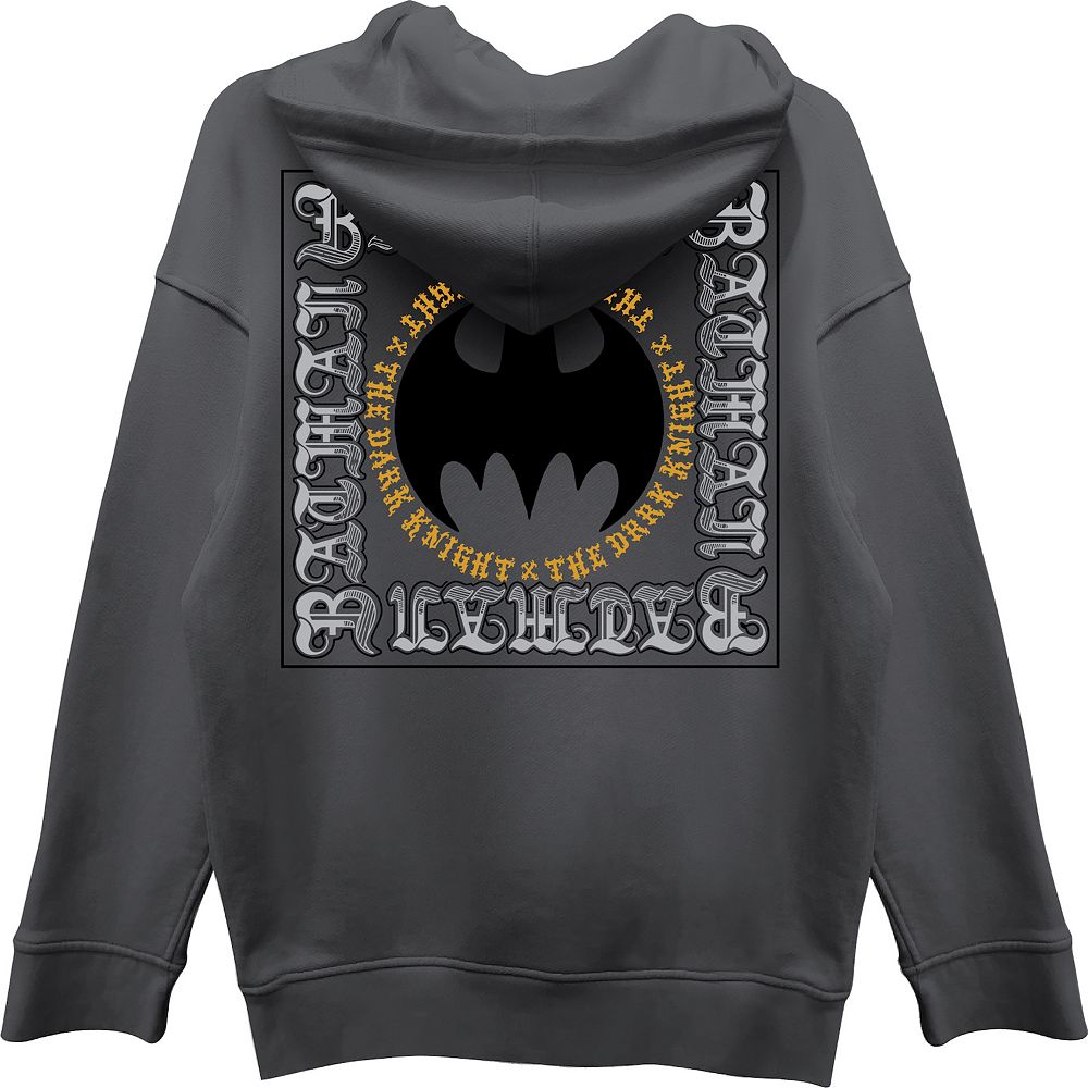 Men's Batman Embroidered Fleece Hoodie