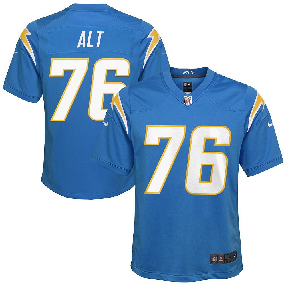 Youth Nike Joe Alt Powder Blue Los Angeles Chargers Player Game Jersey