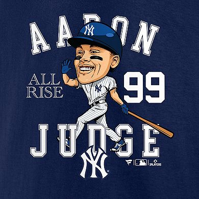 Mens Fanatics Aaron Judge Navy New York Yankees Hometown Caricature T