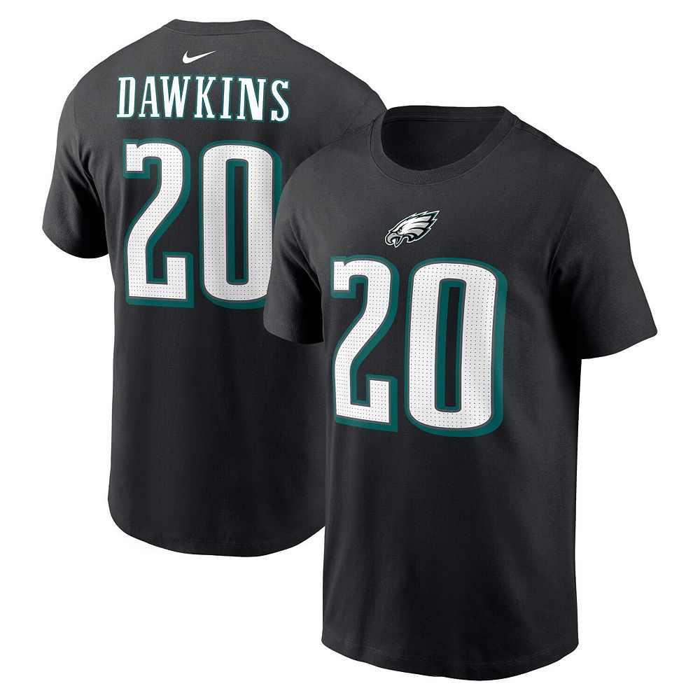 Men's Nike Brian Dawkins Black Philadelphia Eagles Retired Player Name ...