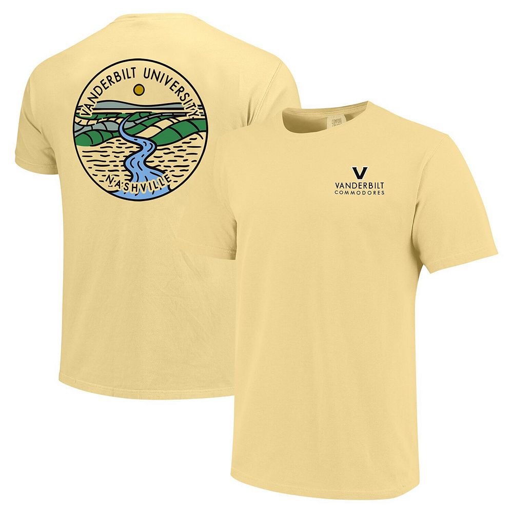 Unisex Gold Vanderbilt Commodores Scenic Comfort Colors T-Shirt