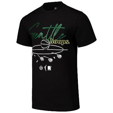 Unisex round21 Black Seattle Storm Home Court T-Shirt