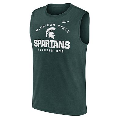 Men's Nike Green Michigan State Spartans Primetime Legend Lock Up ...