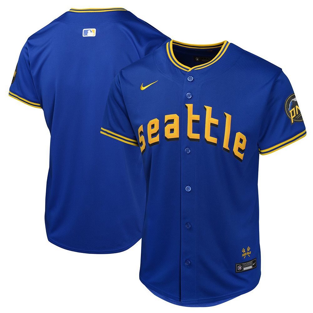 Youth Nike Blue Seattle Mariners City Connect Limited Jersey