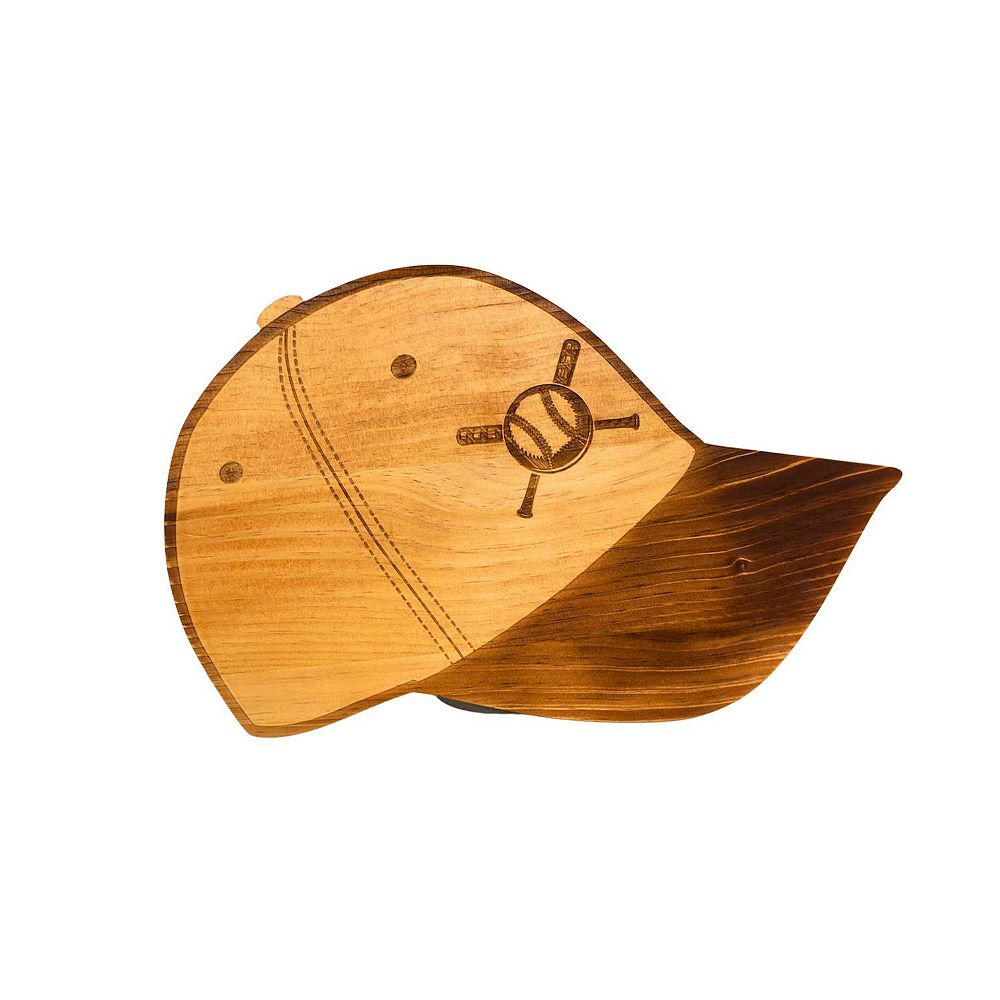 Baseball Cap Wood Board - 16" X 10.5"