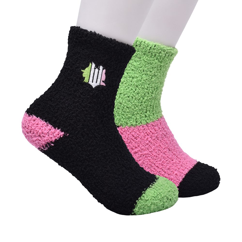 Girl's Wicked Good and Green Cozy 2-Pack Socks