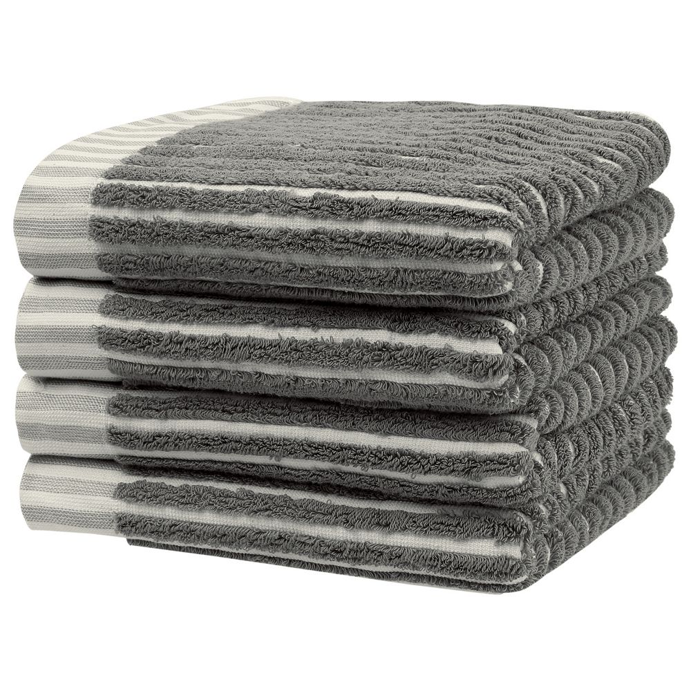 Striped Hand Towels Soft Absorbent Quick Drying Towel Sets For Home ...