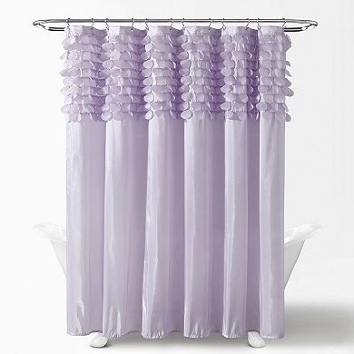 Lush Decor Lillian Lilac Shower Curtain