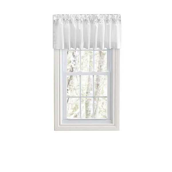 Classic Tailored Design Perma Press 3" Rod Pocket Tailored Valance 86 ...