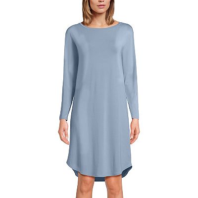 Women s Lands End Long Sleeve Cooling Nightgown