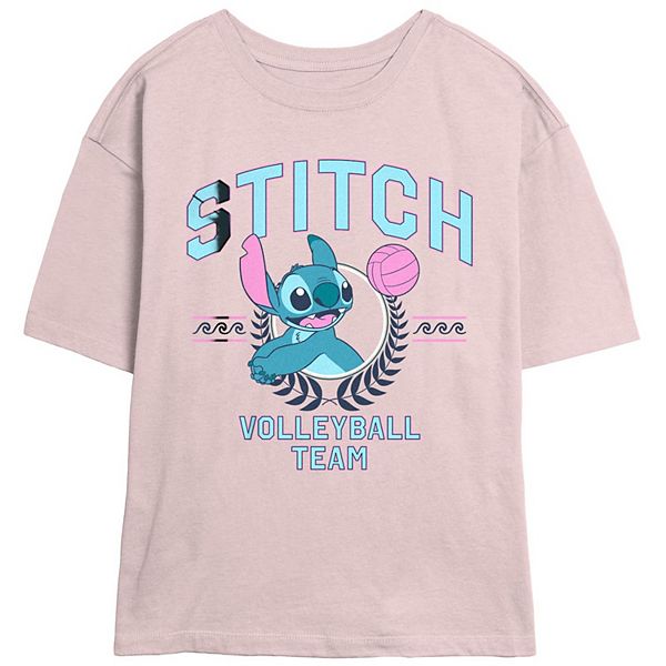 Disney's Lilo & Stitch Volleyball Team Juniors' Skimmer Graphic Tee