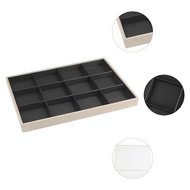 Jewelry Organizer Trays With Removable Dividers For Drawers Inserts ...