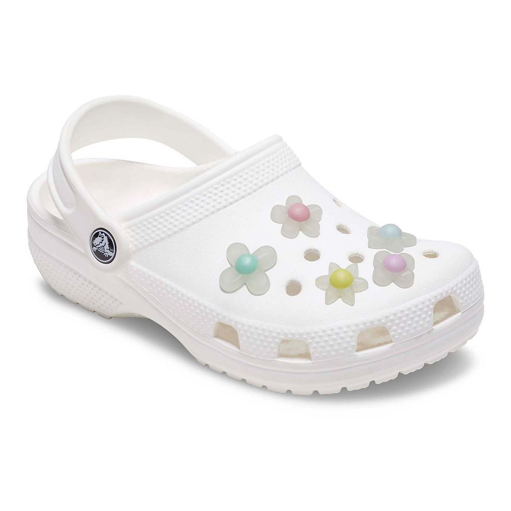 Crocs Iridescent Flowers 5-Pack Jibbitz Croc Shoe Charms
