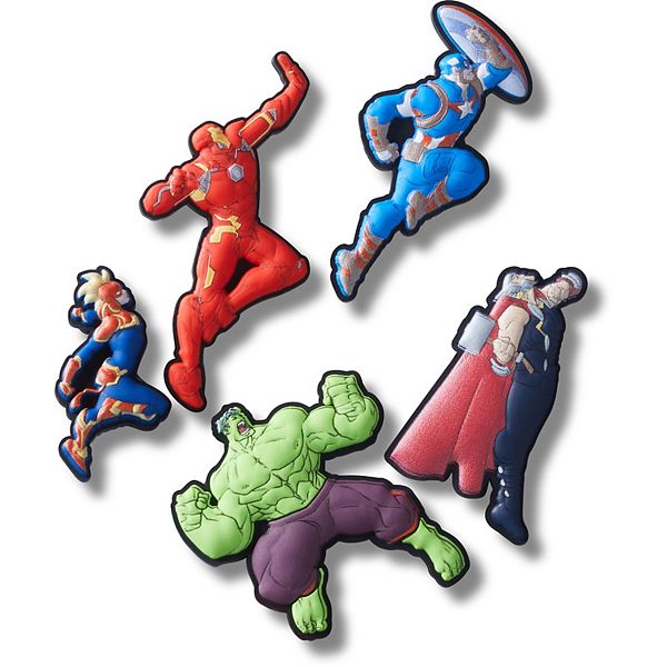 Crocs Marvel Avengers 5-Pack Jibbitz Croc Charms