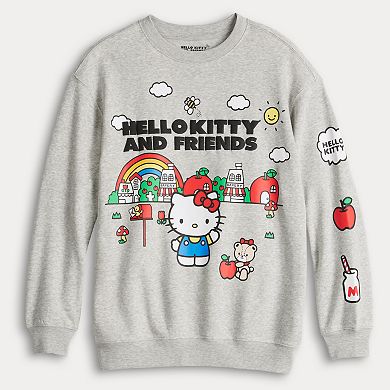 Juniors' Hello Kitty and Friends Crewneck Sweatshirt