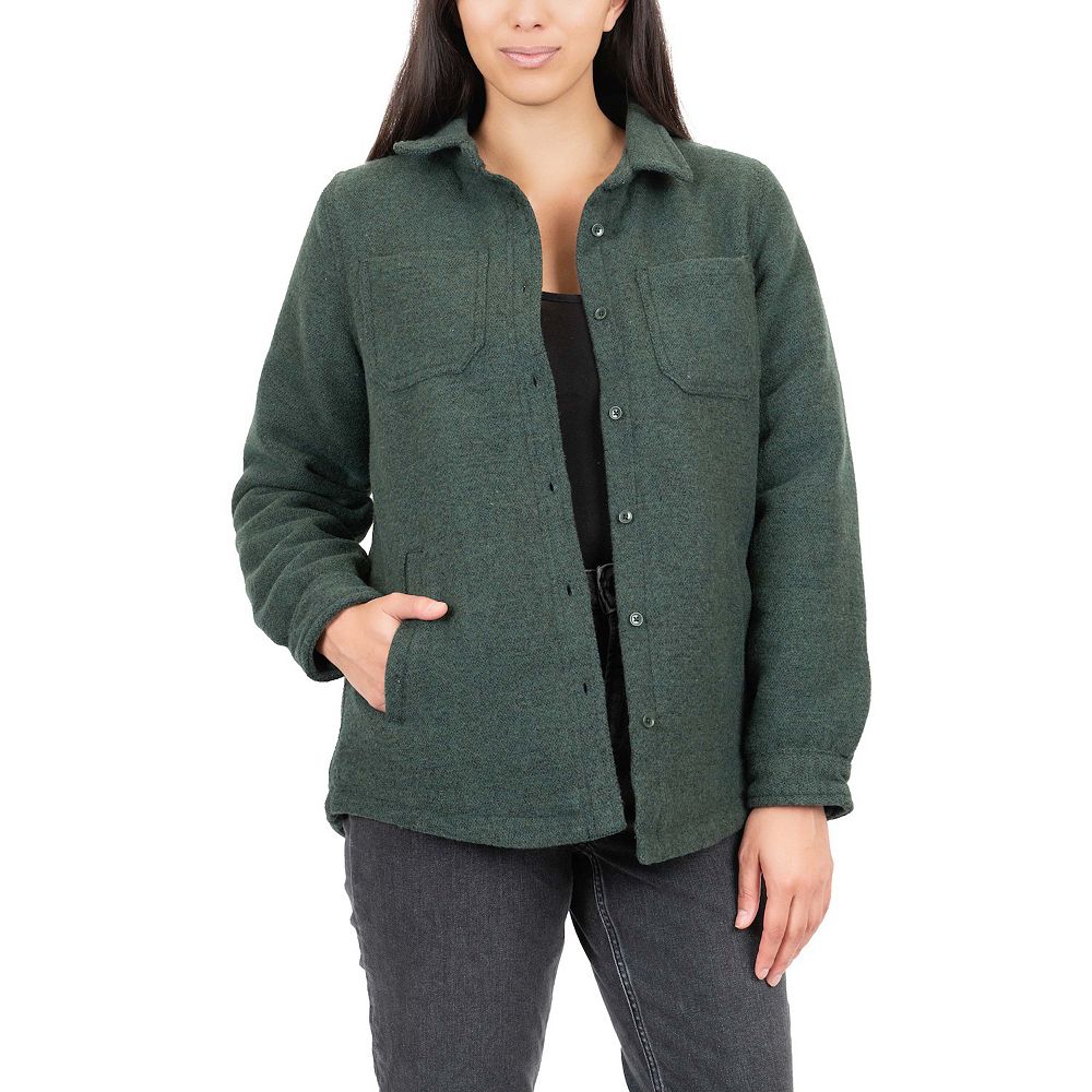 Women's Mountain and Isles Brushed Fleece Button-Up Shacket