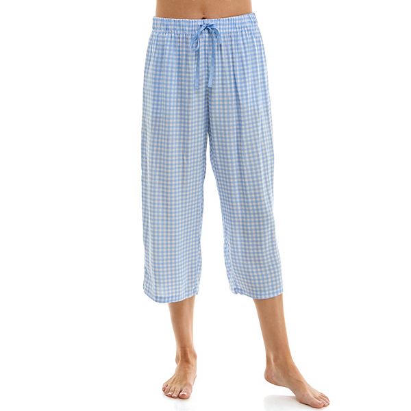 Women's Croft & Barrow® Woven Rayon Pajama Capri Pants