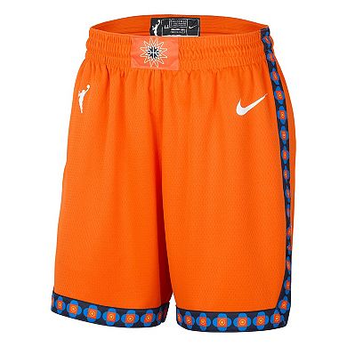 Women's Nike Orange Connecticut Sun On-Court Victory Performance Shorts