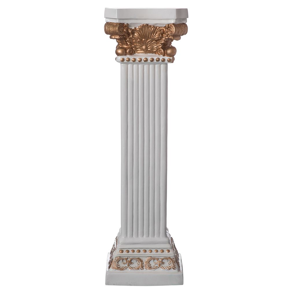 Decorative Modern Fiberglas Plinth Roman Style Column Ionic Pedestal