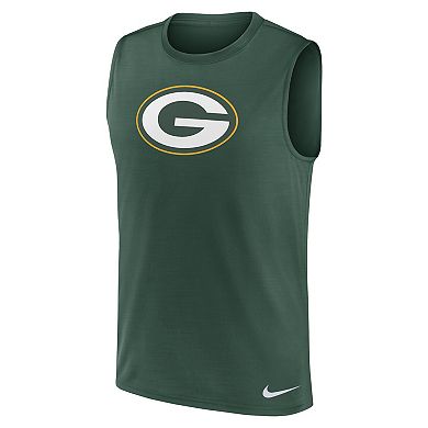 Men's Nike Green Green Bay Packers Blitz Legend Muscle Perform Tank Top