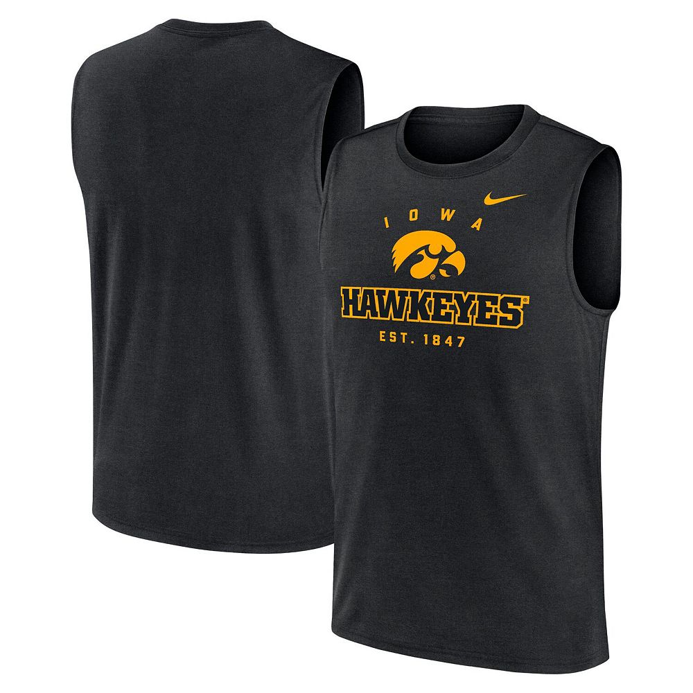 Men's Nike Black Iowa Hawkeyes Primetime Legend Lock Up Performance ...