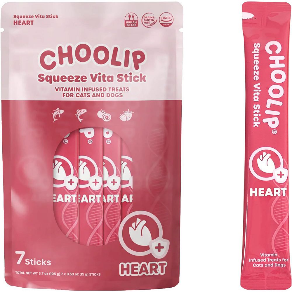 Choolip Squeeze Vita Stick - Heart Support - Natural Vitamin-Infused ...