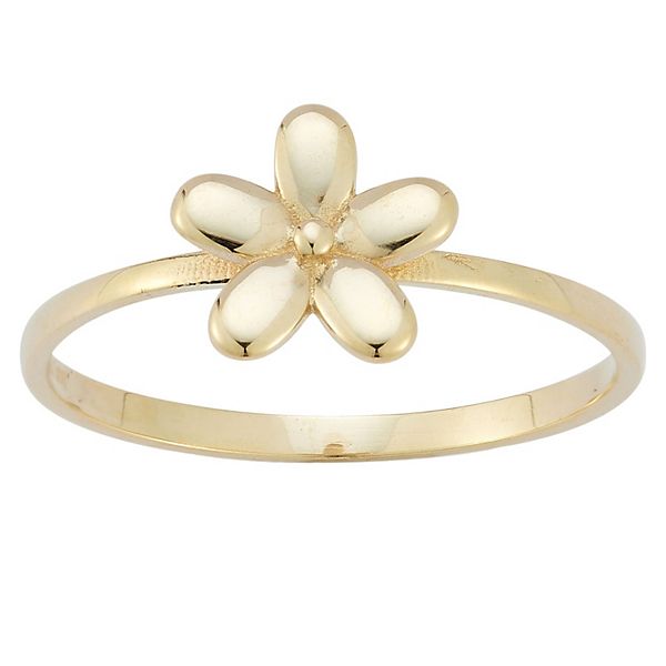 LUMINOR GOLD 14k Gold Flower Ring