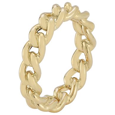 LUMINOR GOLD 14k Gold Curb Ring
