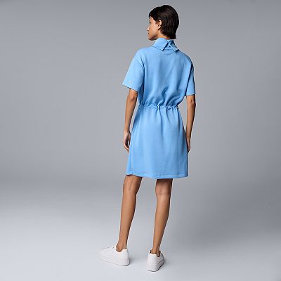 Women's Simply Vera Vera Wang Drawcord Short Dress Women's Simply Vera Vera Wang Drawcord Short Dress