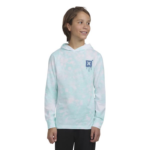 Boys 8-20 Hurley Lightweight Hooded Long Sleeve Graphic T-shirt