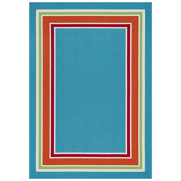 Sonoma Goods For Life® Border Stripe Indoor/Outdoor Area Rug
