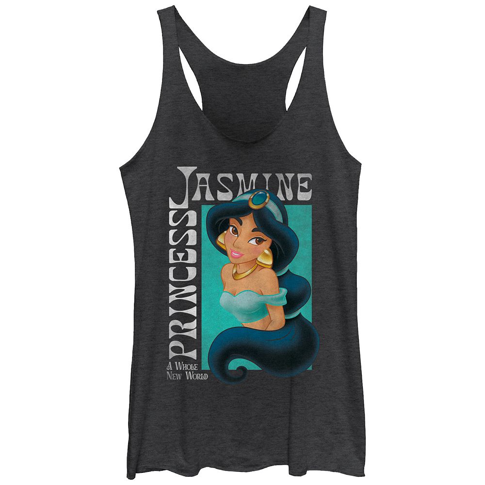 Disney's Aladdin Princess Jasmine Poster Juniors' Racerback Tank Top