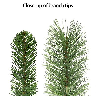 Puleo International Inc. 6.5-ft. Pre-Lit Washington Spruce Artificial ...