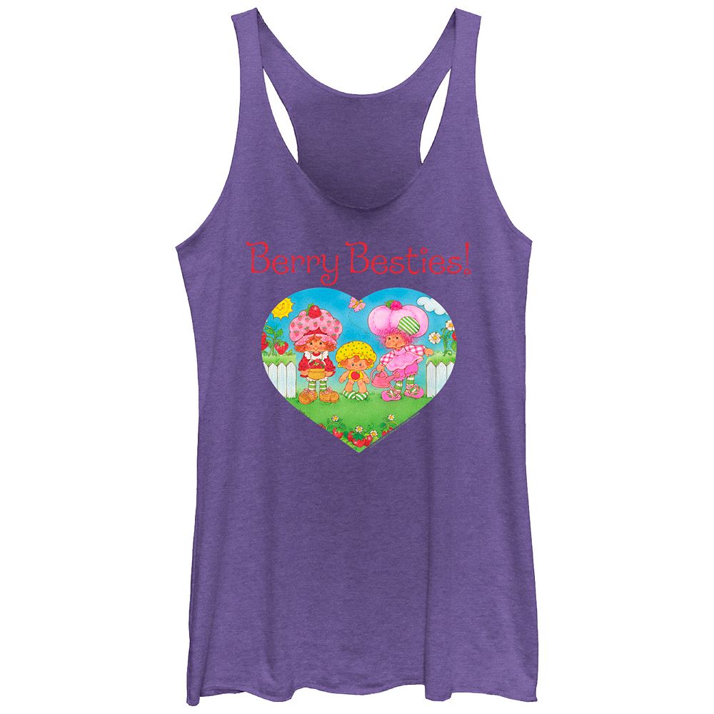 Juniors' Strawberry Shortcake Berry Besties Racerback Tank Top