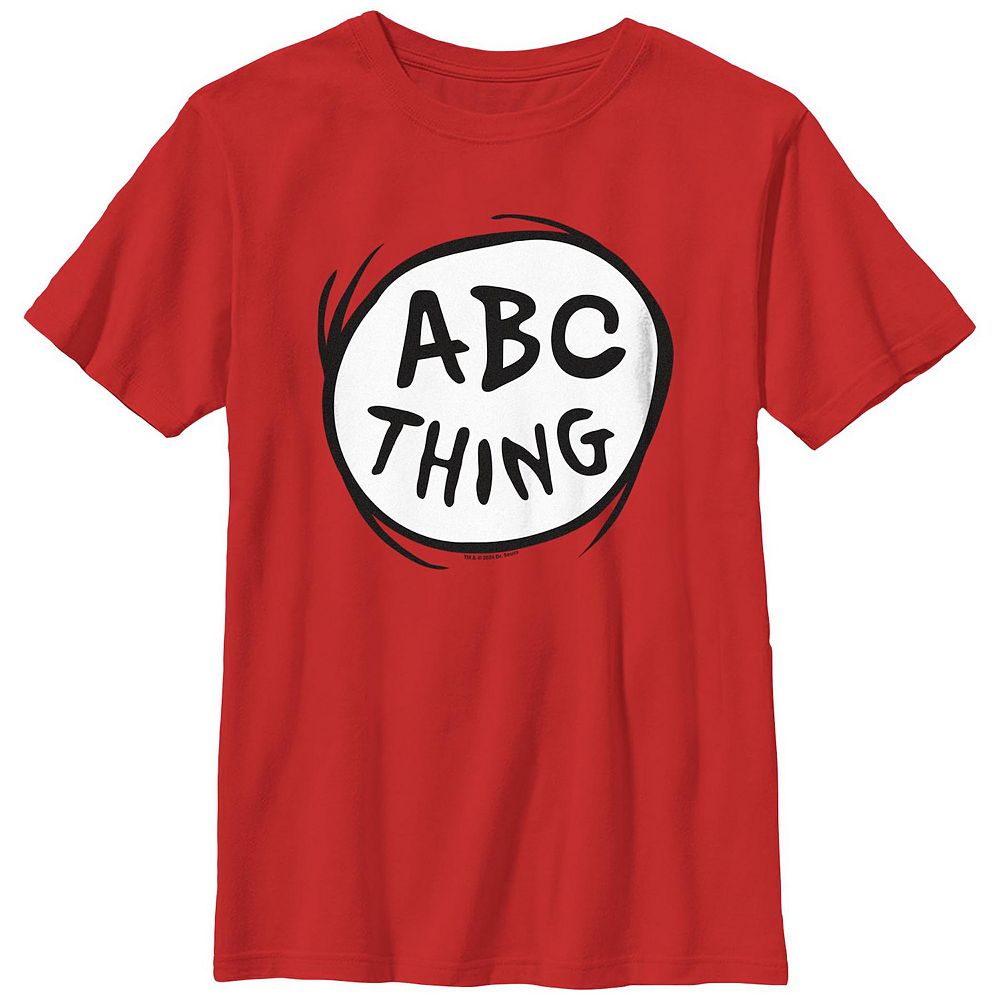 Boys 8-20 Dr. Seuss ABC Thing Graphic Tee