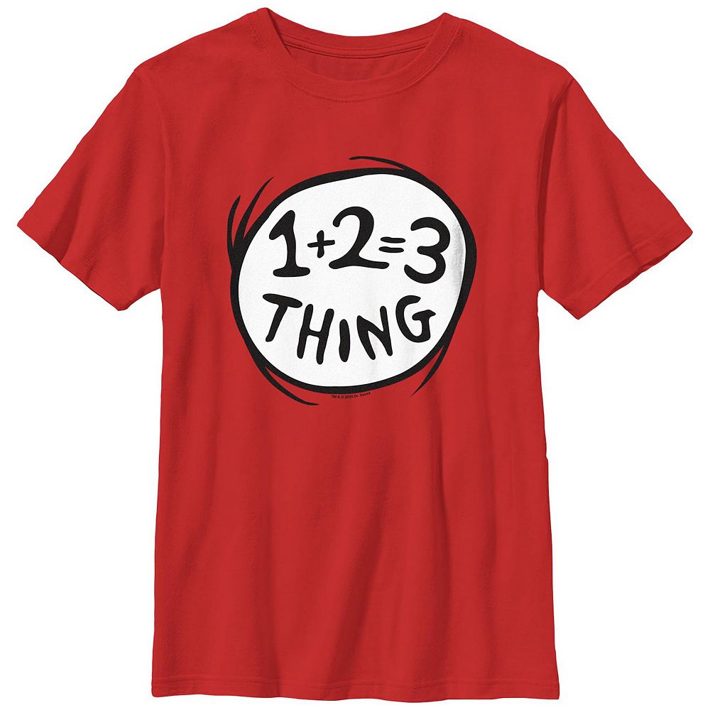 Boys 8-20 Dr. Seuss One Plus Two Three Thing Graphic Tee