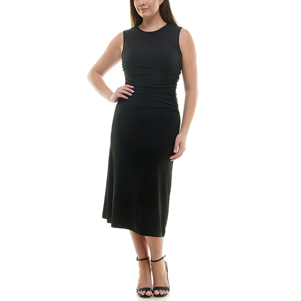 Women's Nicole Miller Sleeveless Knit Bodycon Midi Dress