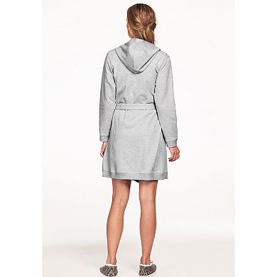 Ellos Women's Plus Size Hooded Fleece Robe