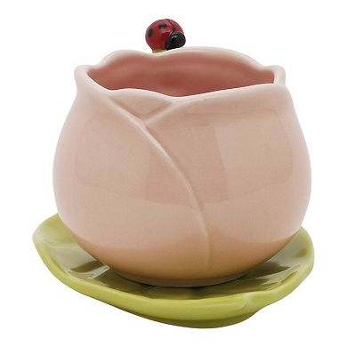 Celebrate Together™ Spring Tulip Mug & Leaf Saucer Set