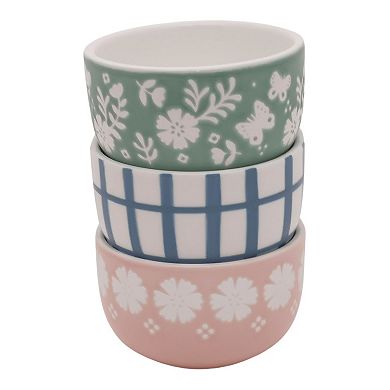 Celebrate Together™ Spring 3-pc. Ceramic Dip Bowl Set